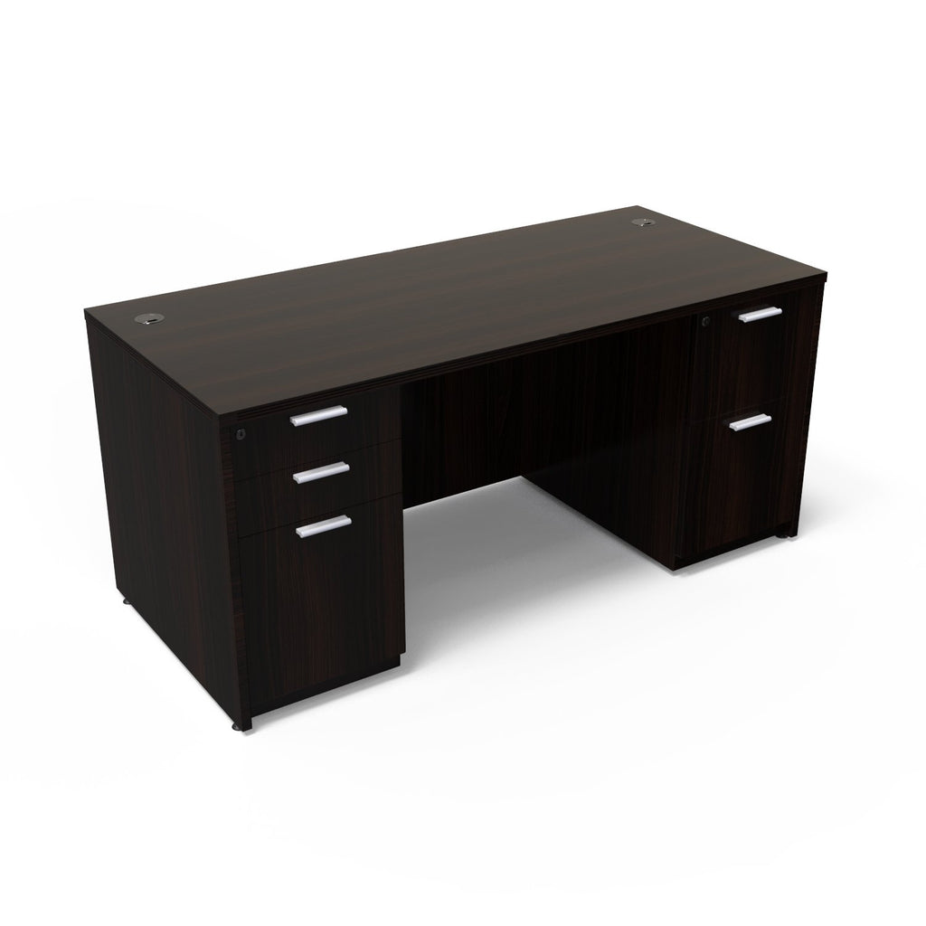 30x71 Kai Desk w/ Double Pedestal – Discounted Office Furniture Plus
